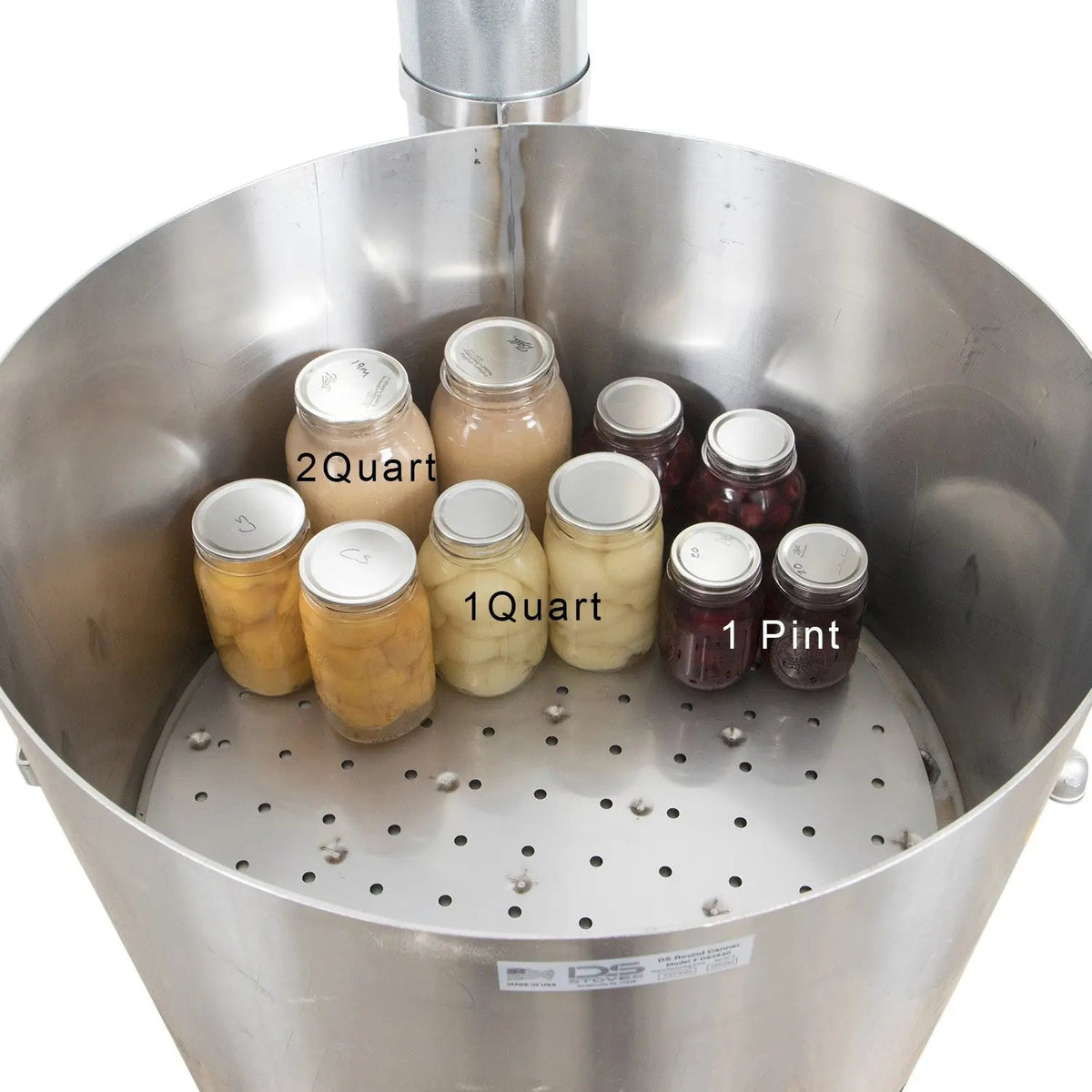 DS - Large Round Canner - 30 Gallon - 30 quart Jars Per Layer ...